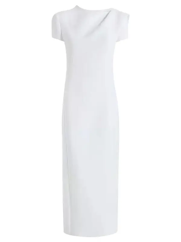 Khaite Iryl Open-back Midi Dress - White