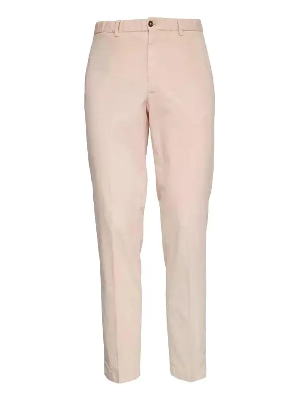 BRIGLIA 1949 Elasticated Waist Cotton Trousers - Neutrals