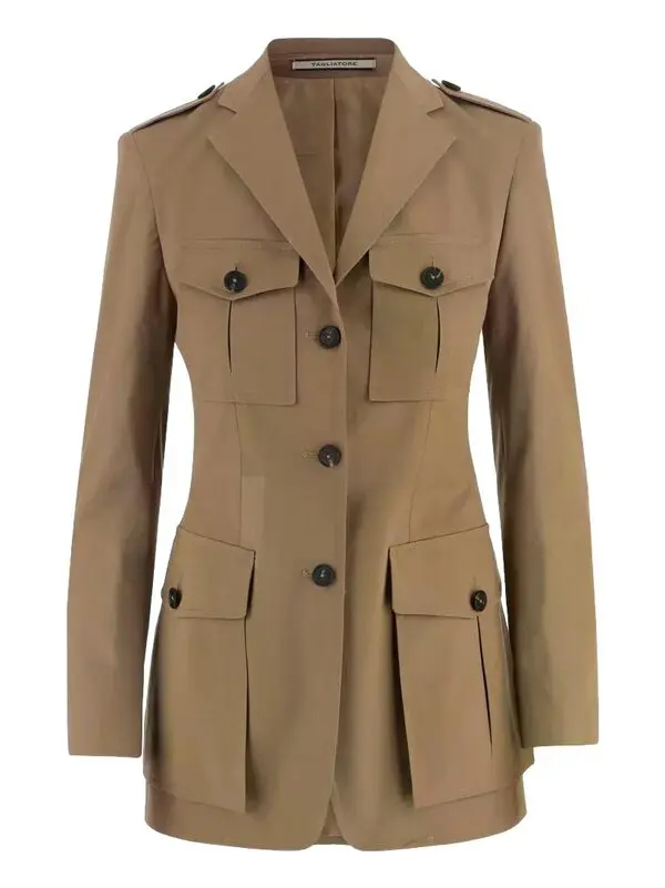 Tagliatore Single-breasted Jacket - Brown