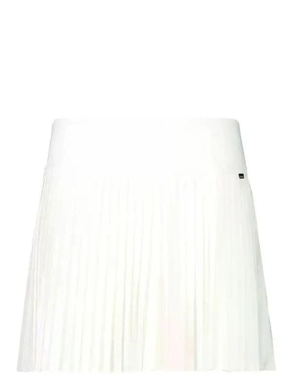 Goldbergh Plissé Mini Skirt - White