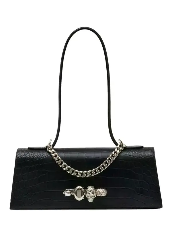 Alexander McQueen Jewelled Tote - Black