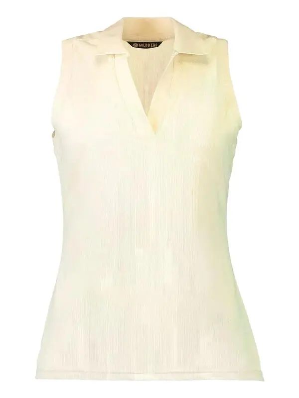 Goldbergh Sleeveless Polo Top - Neutrals