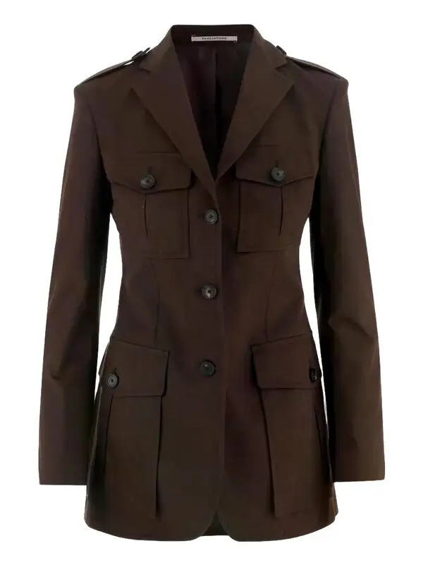 Tagliatore Single-breasted Jacket - Brown