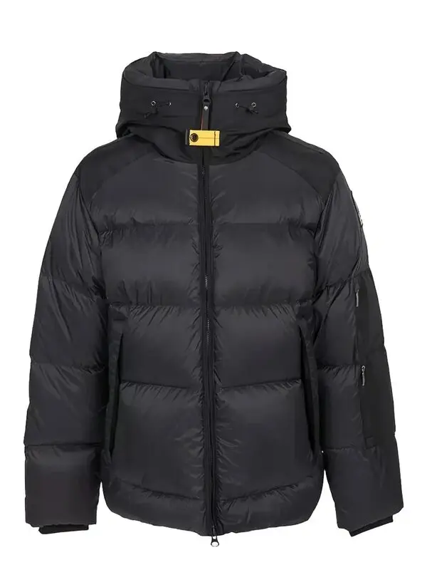 PARAJUMPERS Hooded Puffer Jacket - Black