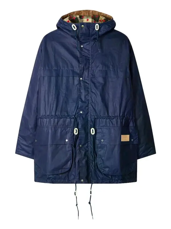 Paul Smith X Barbour Durham Hooded Jacket - Blue