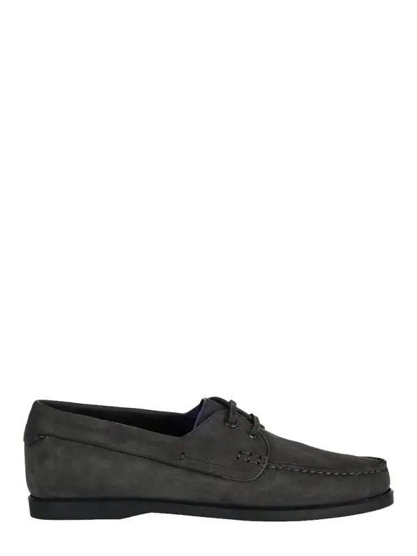 Brioni City Lace-up Boat Shoes - Grey