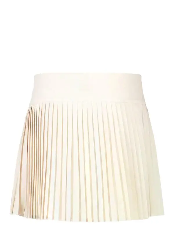 Goldbergh Plissé Mini Skirt - Neutrals