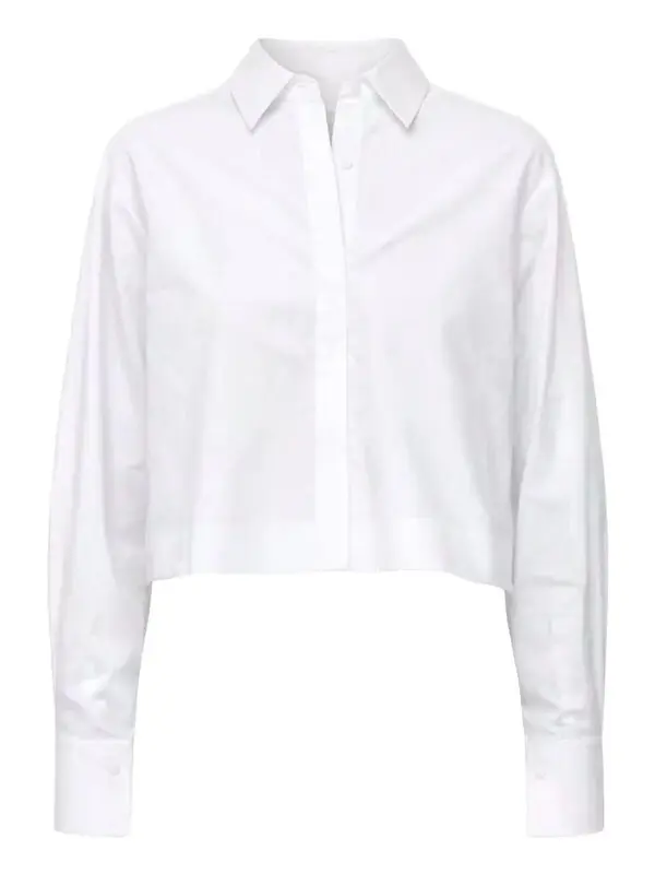 Simkhai Kacey Lace Cotton Shirt - White