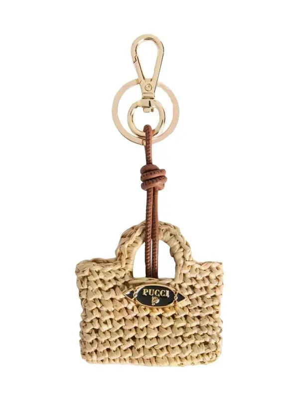 Emilio Pucci Mini Bag Charm - Neutrals
