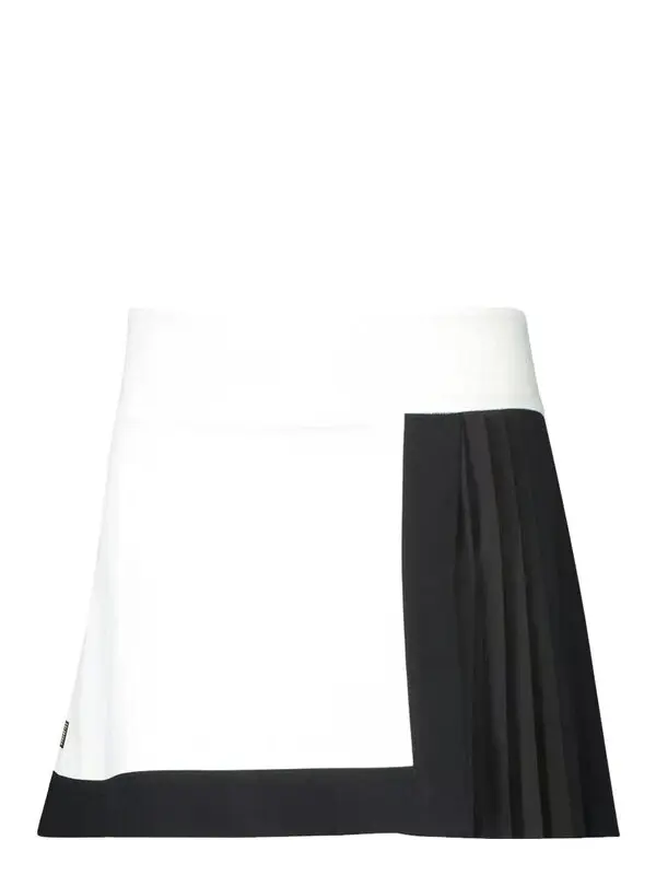 Goldbergh Axelle Pleated Mini Skirt - White
