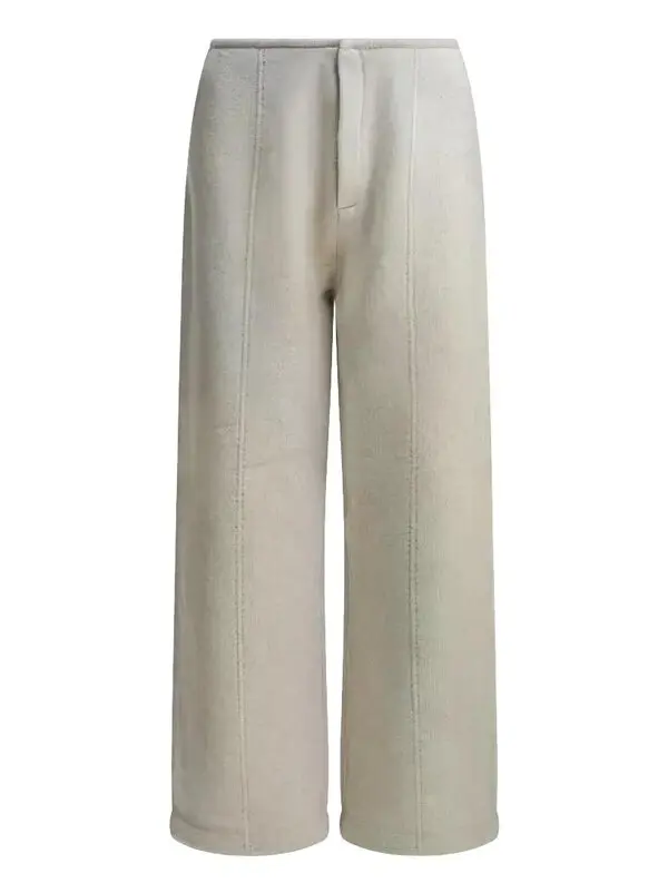 Emporio Armani Knitted Trousers - White