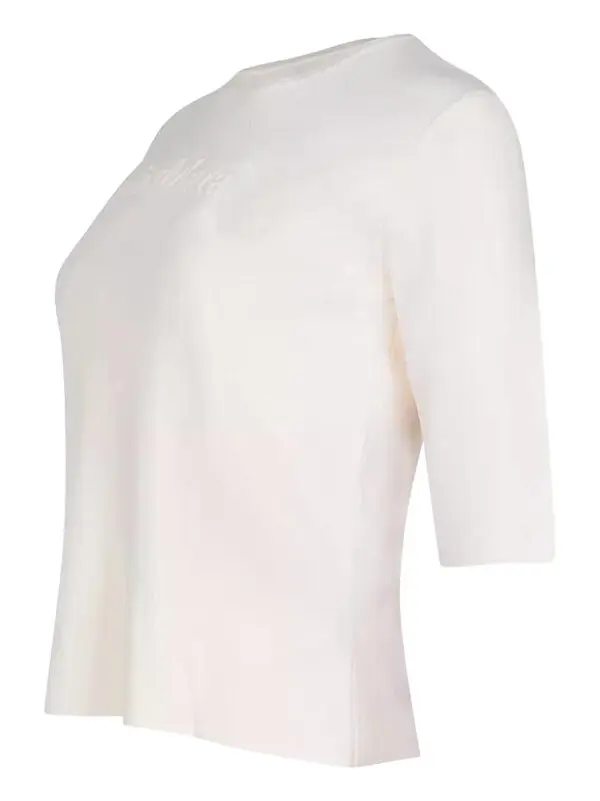 Max Mara Three-quarter-sleeve T-shirt - White