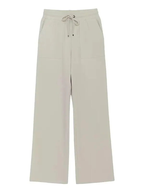 OFLAB Drawstring Wide-leg Trousers - Neutrals