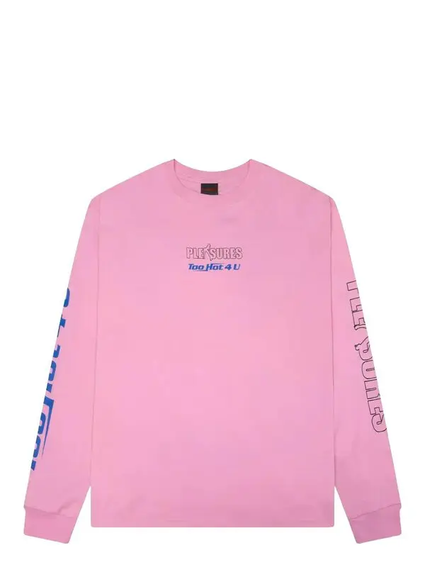 PLEASURES Hot 4 U Long-sleeved T-shirt - Pink