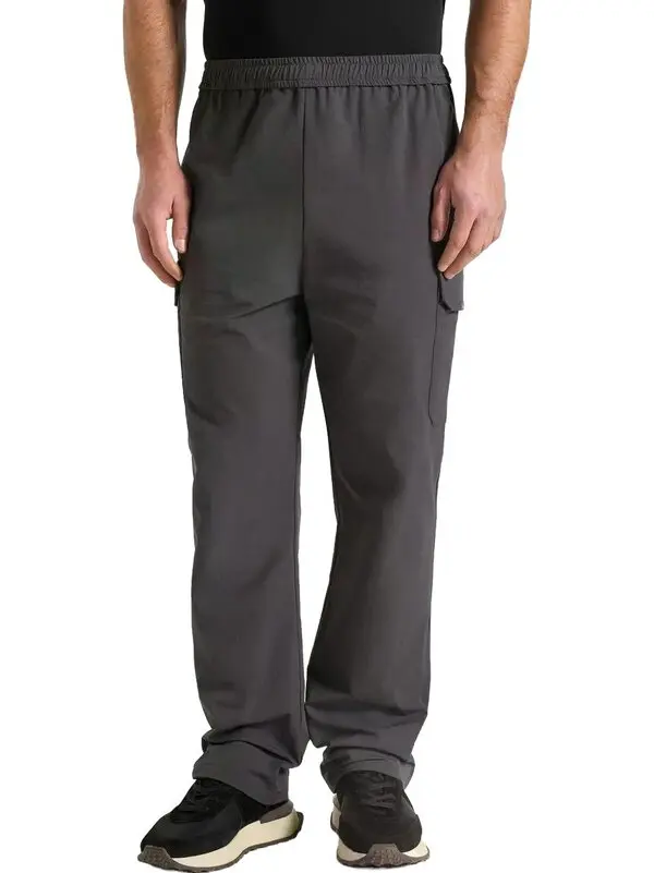 Manière De Voir Elasticated Cargo Trousers - Grey