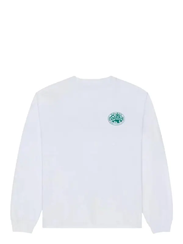 MALBON Horizon Long-sleeved T-shirt - White