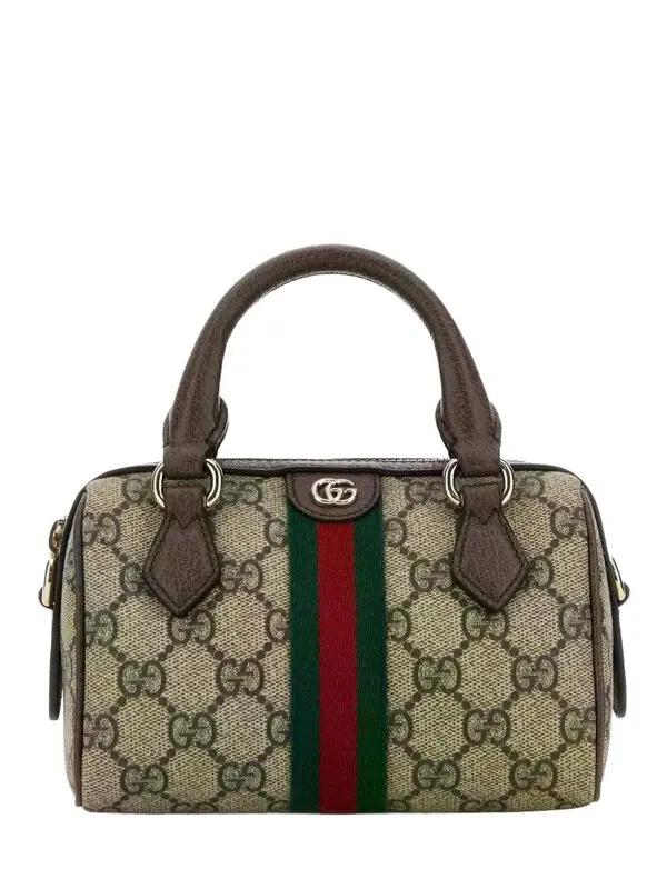 Gucci Ophidia Mini Boston Bag - Neutrals