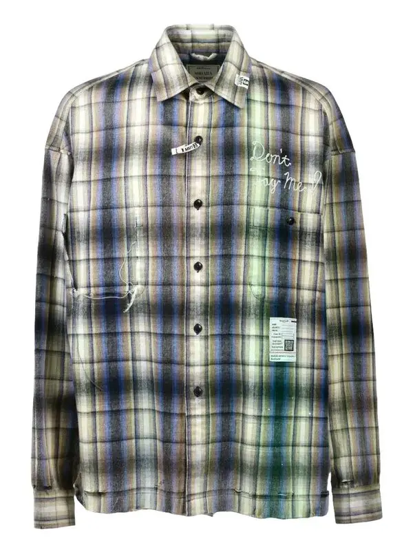 Mihara Yasuhiro Like Check Shirt - Neutrals