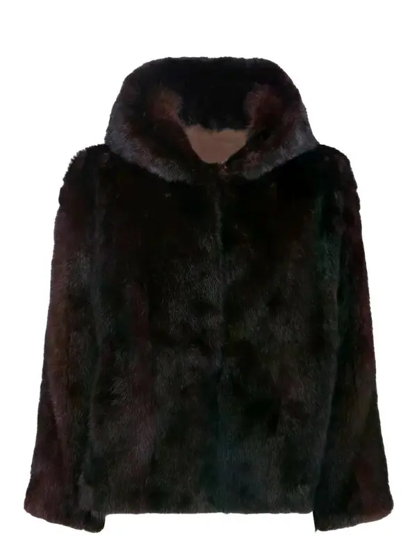 IACOPA Faux Fur Jacket - Brown