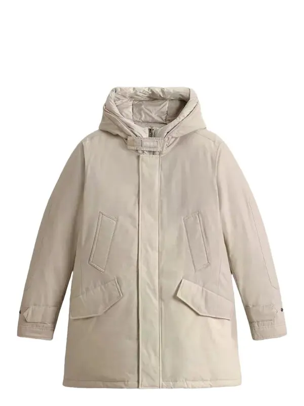 Woolrich High-collar Polar Parka - Neutrals