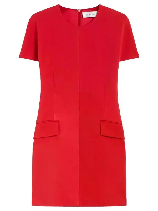 Sportmax Pocket Shift Dress - Red
