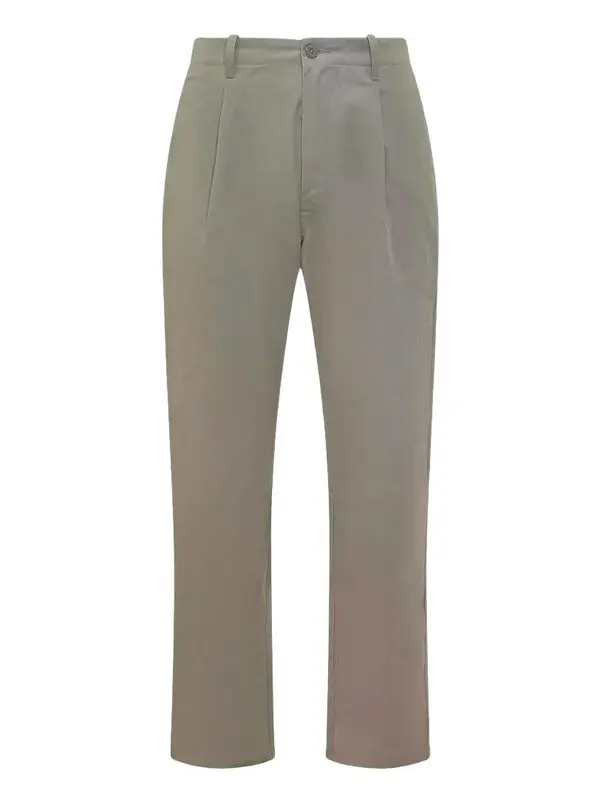 UNIVERSAL OVERALL Pleated Tapered Trousers - Green