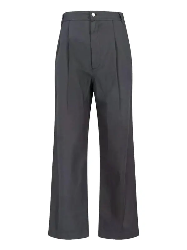 LOW CLASSIC High-rise Wide Leg Trousers - Grey