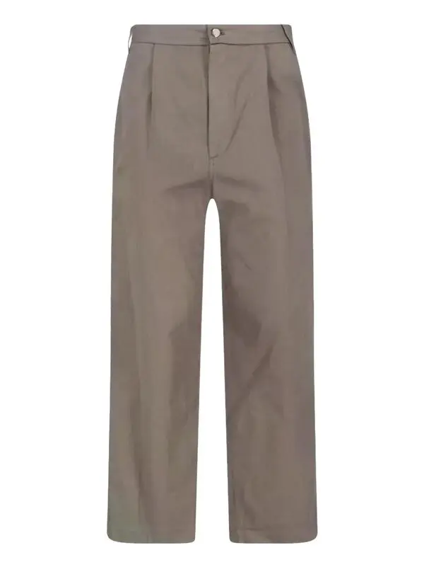 LOW CLASSIC Straight-leg Trousers - Neutrals