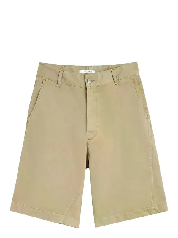 SUNFLOWER Wide-leg Chino Shorts - Neutrals