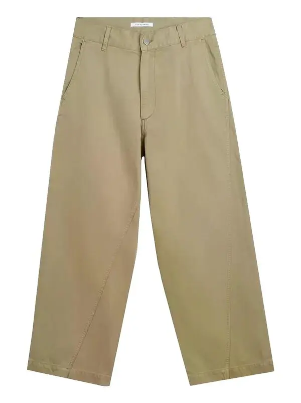 SUNFLOWER Wide-leg Chino Trousers - Neutrals
