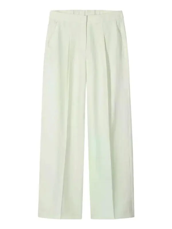LUISA CERANO Pleated Trousers - Green