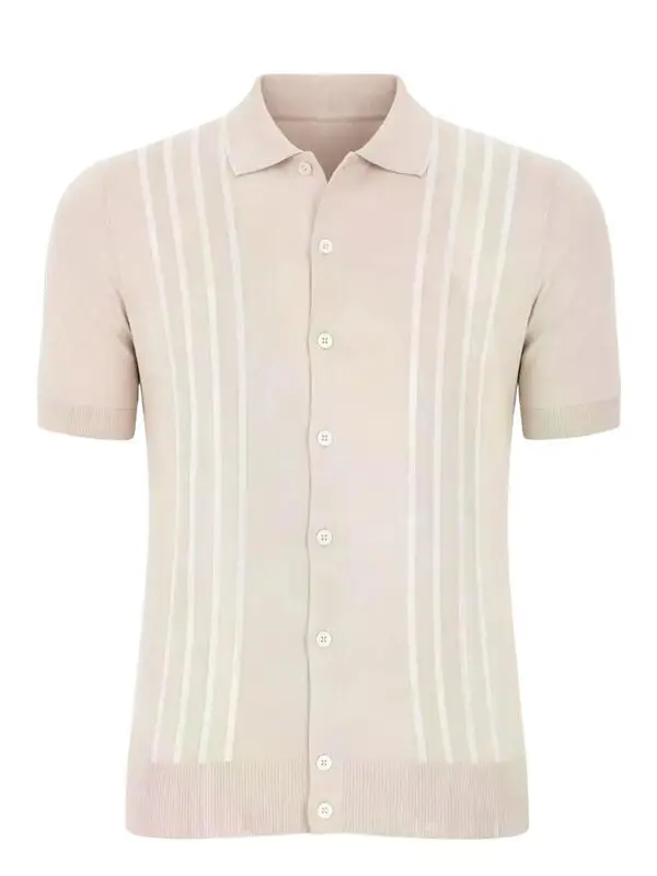 GRAN SASSO Vertical-stripe Shirt - Pink