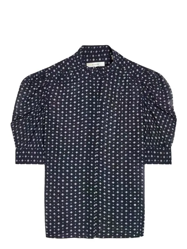 FRAME Patterned Shirt - Blue