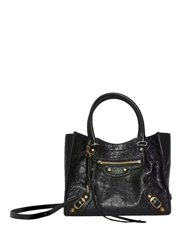 Balenciaga Leather Tote Bag - Black