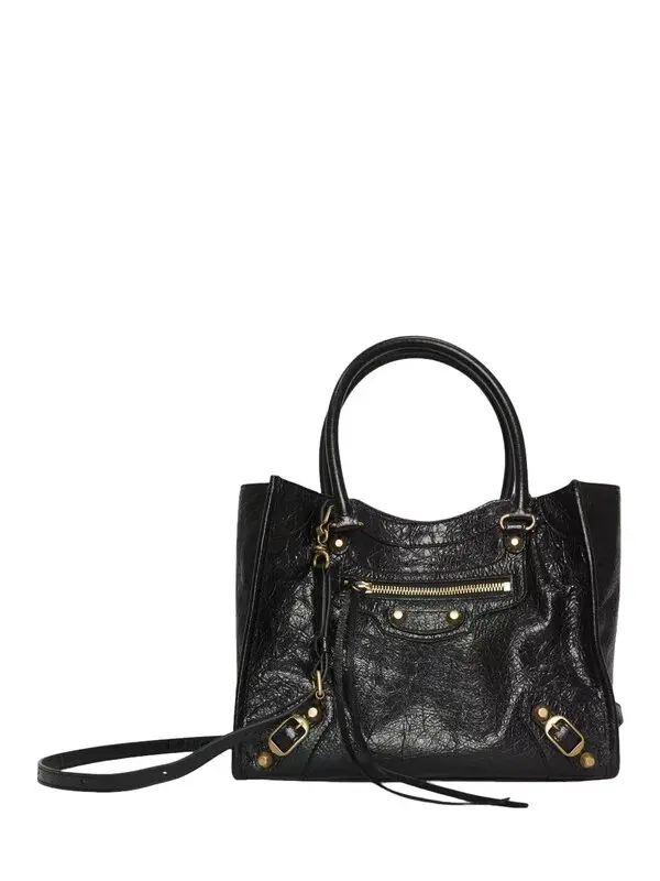 Balenciaga Leather Tote Bag - Black