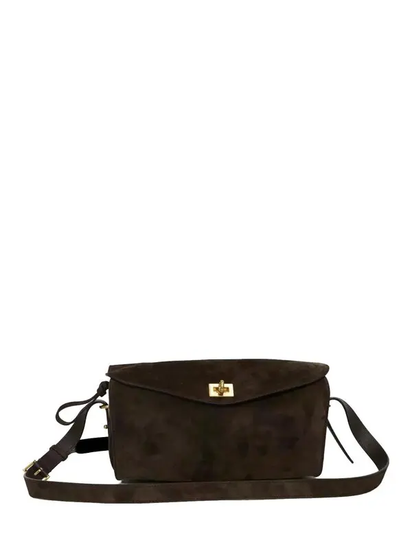 Balenciaga Medium Le 7 Cross Body Bag - Brown