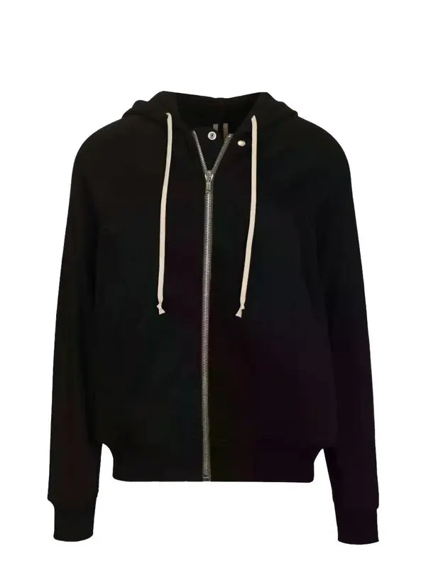 Rick Owens Zip Hooded Sweatshirt - Black