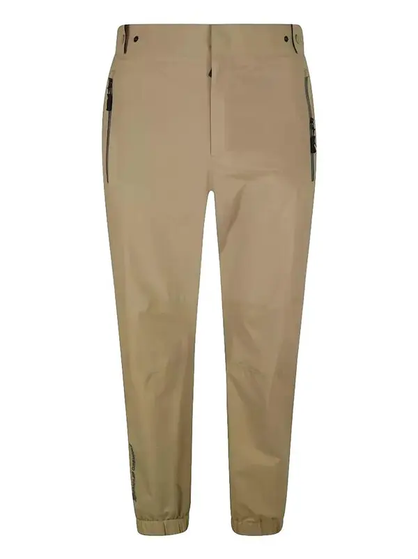 Moncler Elasticated Trousers - Neutrals