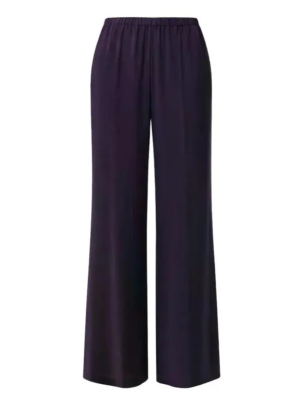 Liviana Conti Elasticated Palazzo Pants - Purple