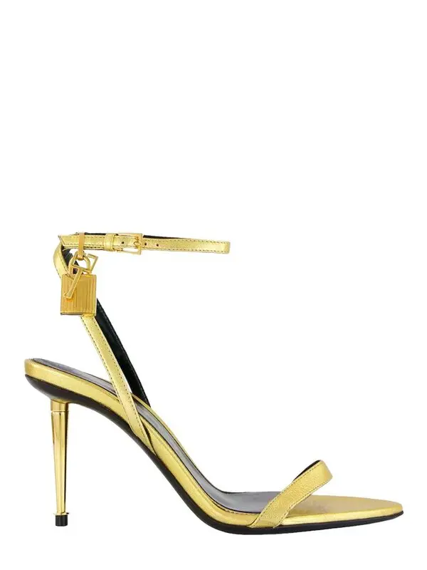 TOM FORD Padlock Pumps - Gold