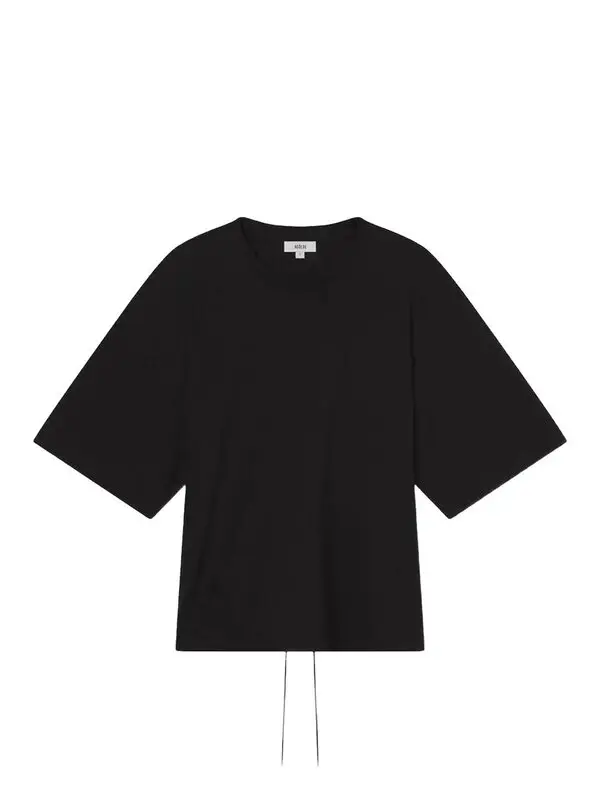 AGOLDE Ellery Lace-up T-shirt - Black
