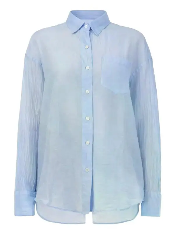 TRUE AVENUE Button-down Shirt - Blue
