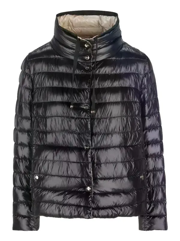 Herno High-neck Padded Jacket - Black