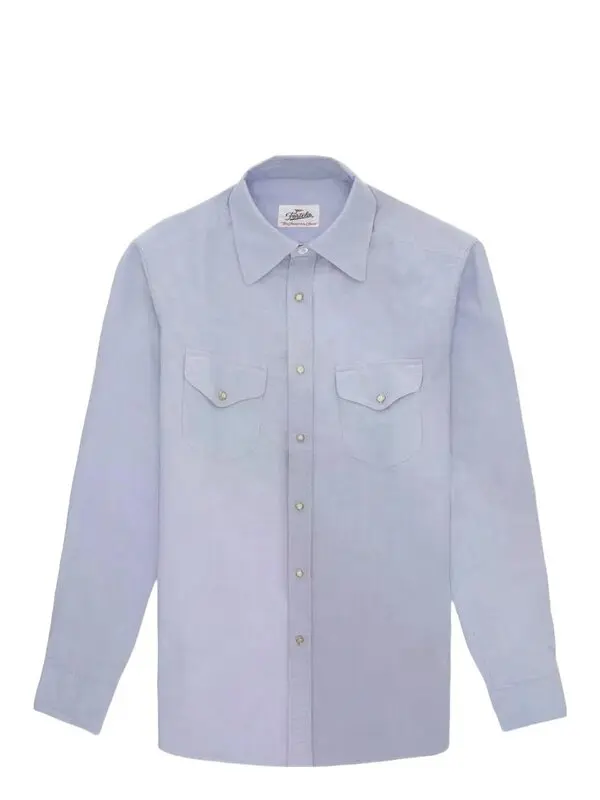 FORTELA Tex Western Cotton Shirt - Blue