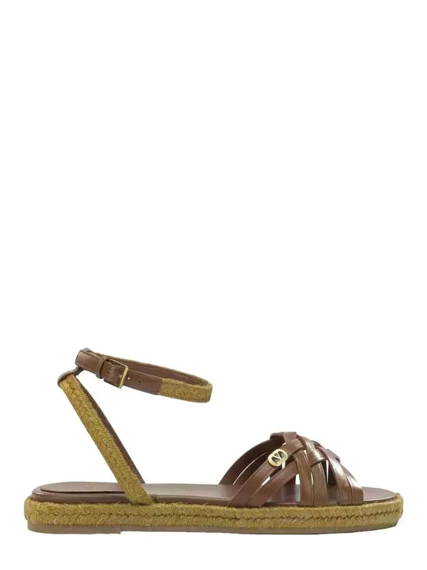 Valentino Garavani Bribri Flat Sandals - Brown