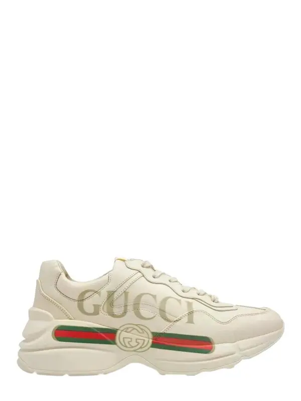 Gucci Rhyton Logo Sneakers - Neutrals