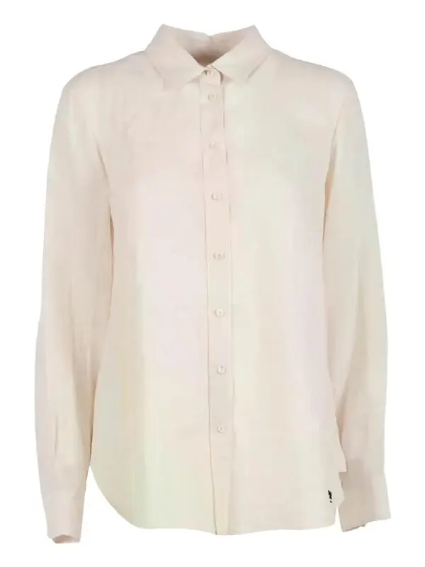 Max Mara Linen Button-down Shirt - Neutrals