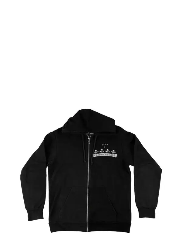 Chrome Hearts Foti Zip-up Hoodie - Black