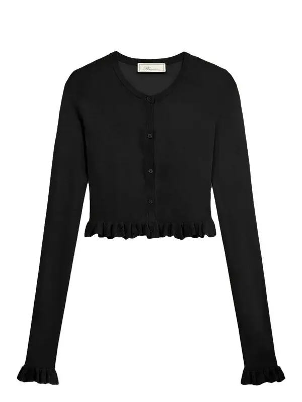 Blumarine Long-sleeve Cardigan - Black
