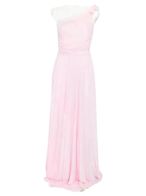 Giambattista Valli One-shoulder Maxi Dress - Pink